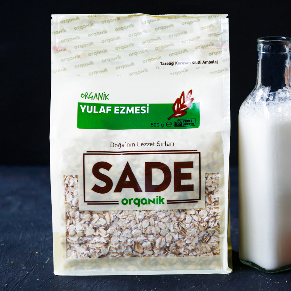 Sade Organik Yulaf Ezmesi 500gr - Sade Organik